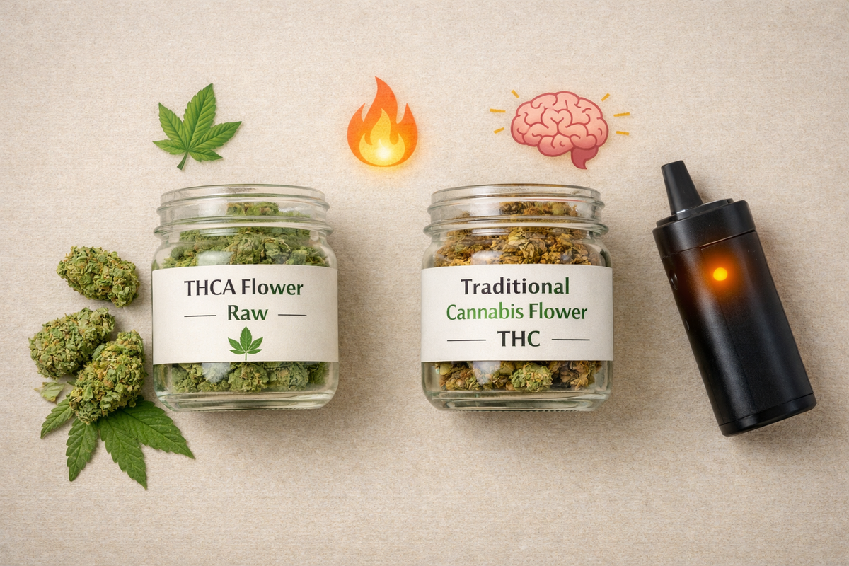 THCA Flower vs Traditional Cannabis Flower: What’s the Difference?